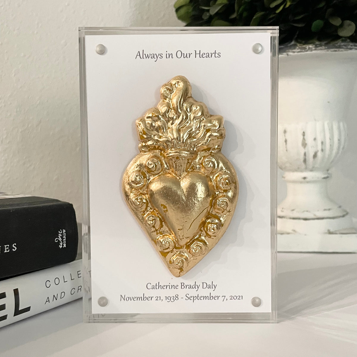 Memorial Plaque (Tap for Selection) – Susan Lange Designs
